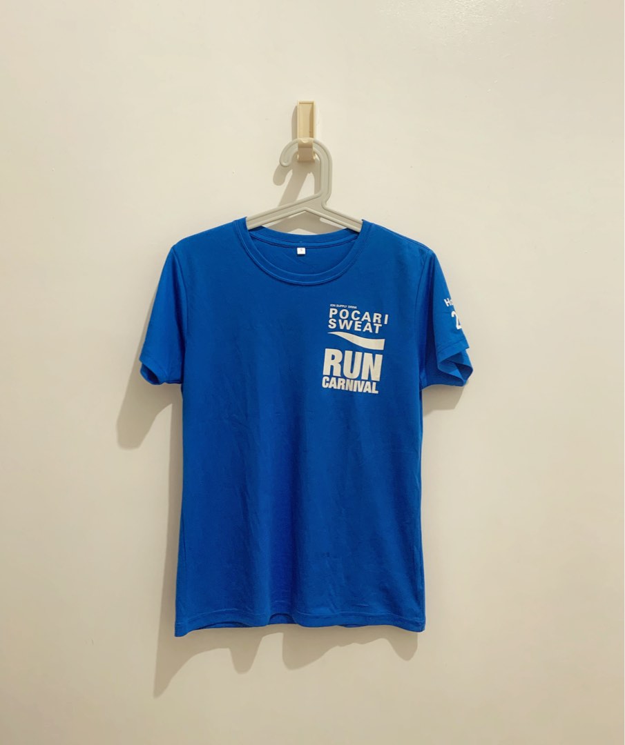 Pocari sweat run carnival dri fit shirt on Carousell