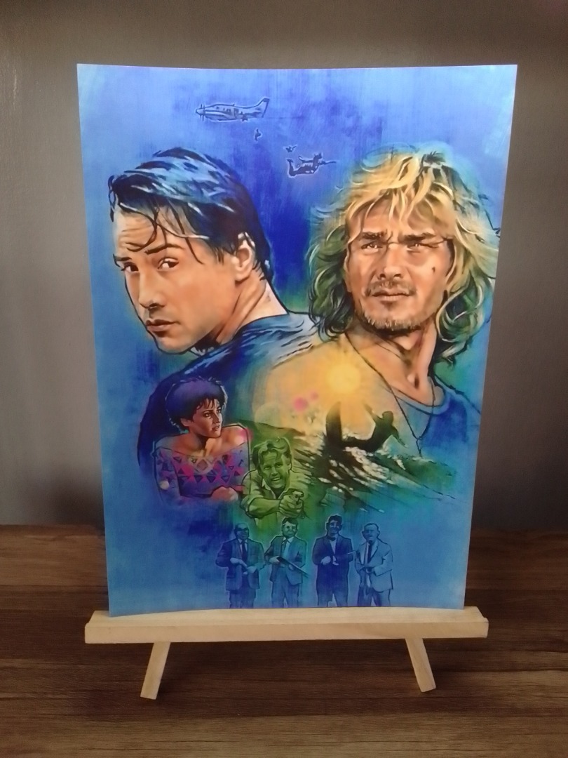 POINT BREAK MOVIE ART DECORATIVE PRINT, Hobbies & Toys, Stationary ...
