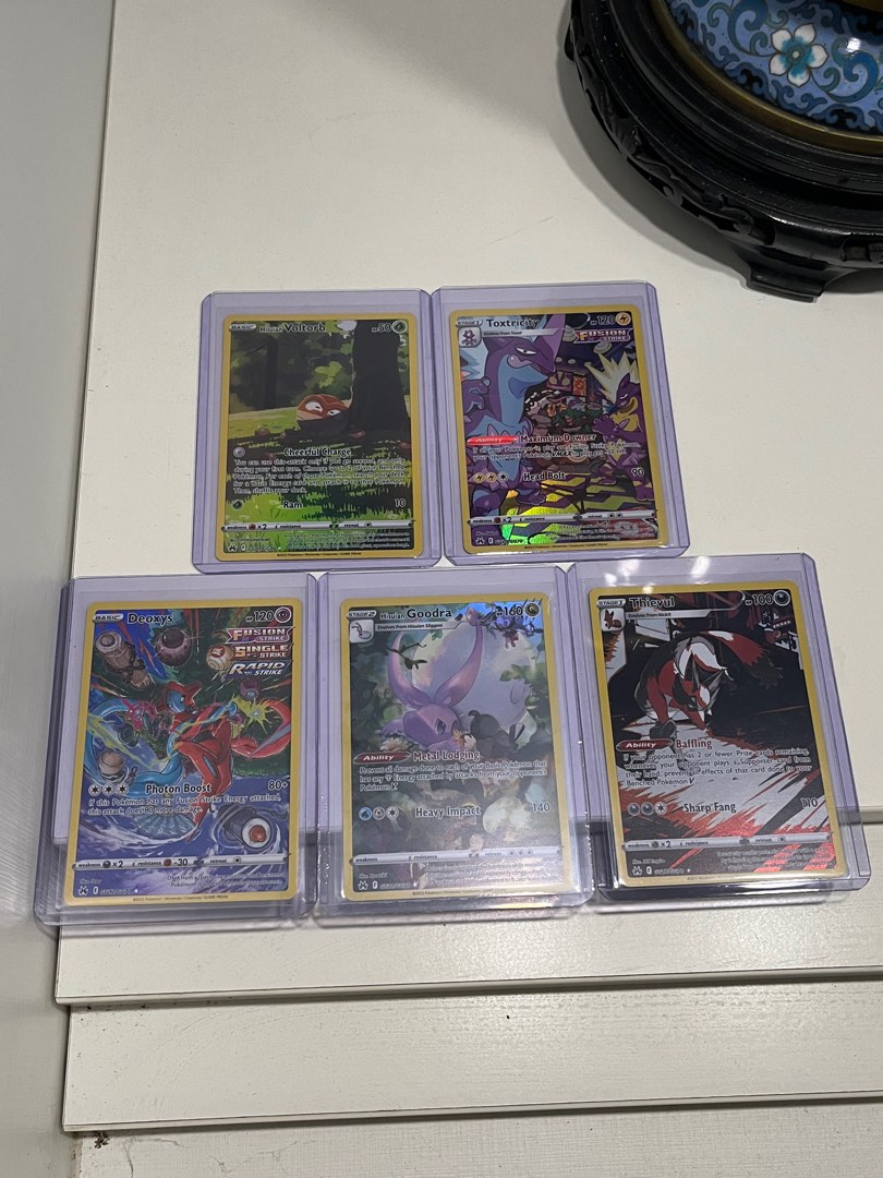 Pokemon TCG - Voltorb, Toxtricity, Deoxys, Hisuian Goodra, Theivul ...