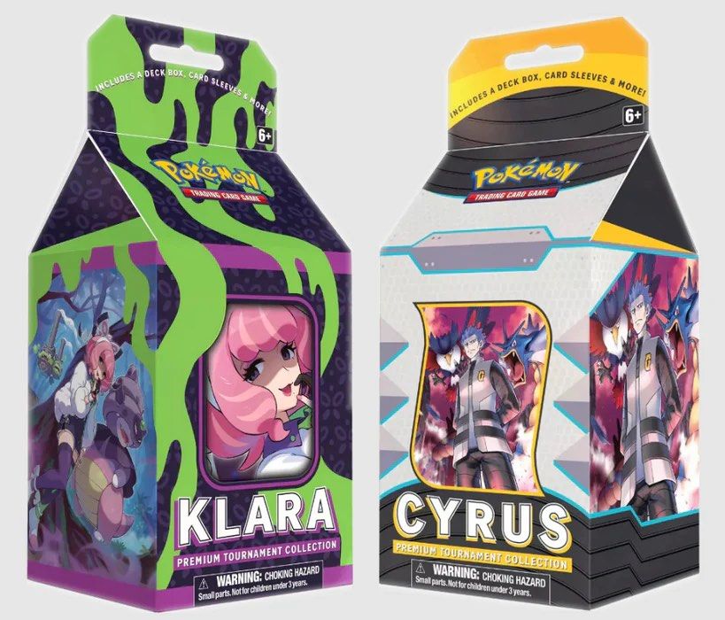 Pokemon TCG Klara/Cyrus Premium Tournament Collection Box, Hobbies ...
