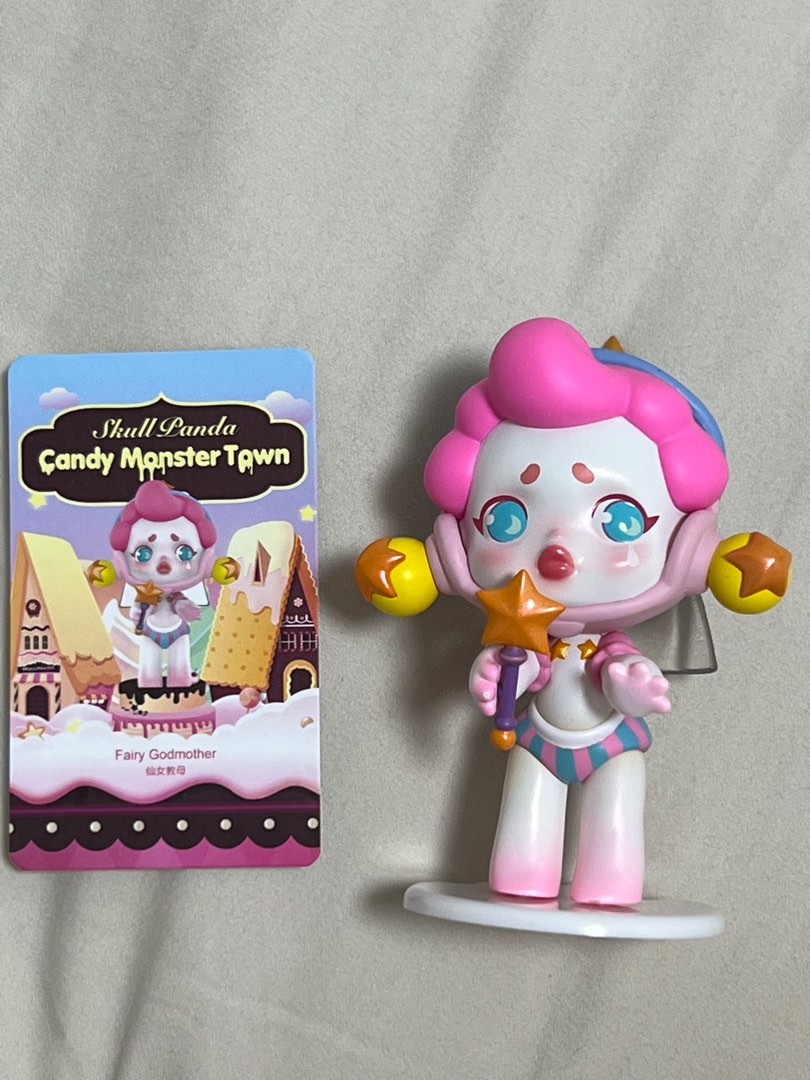 POPMART SKULL PANDA - CANDY MONSTER TOWN - FAIRY GODMOTHER, Hobbies ...