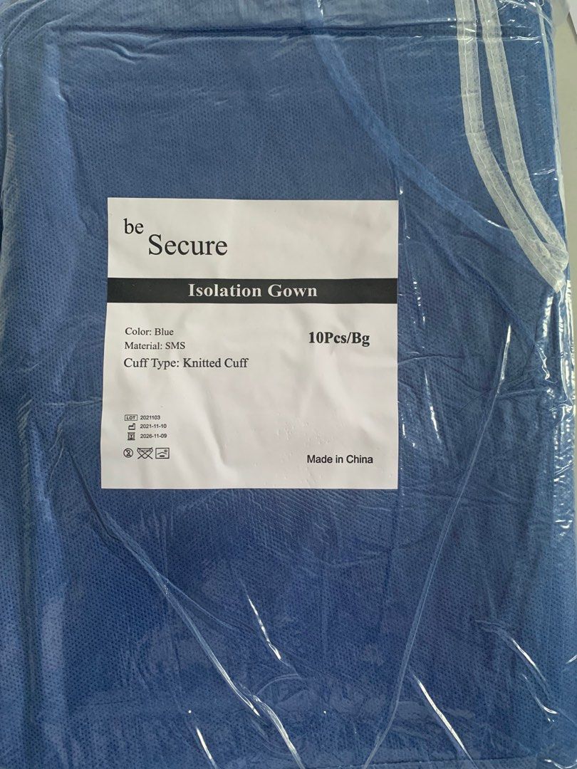 PPE ISOLATION GOWN, Health & Nutrition, Medical Supplies & Tools on ...