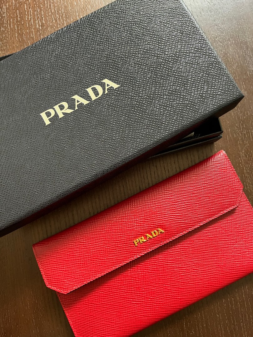 Prada Envelope Purse, Luxury, Bags & Wallets on Carousell
