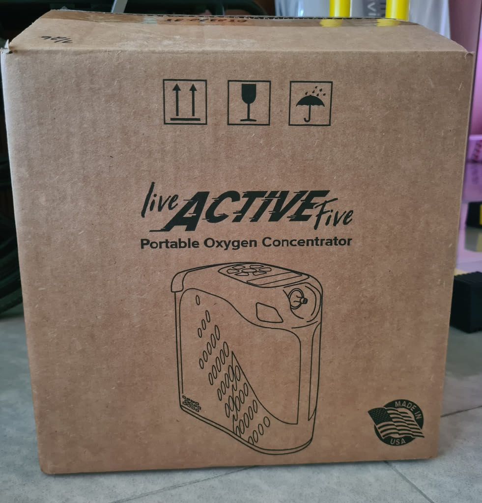 Precision Medical Live Active Five Portable Oxygen Concentrator, Health ...