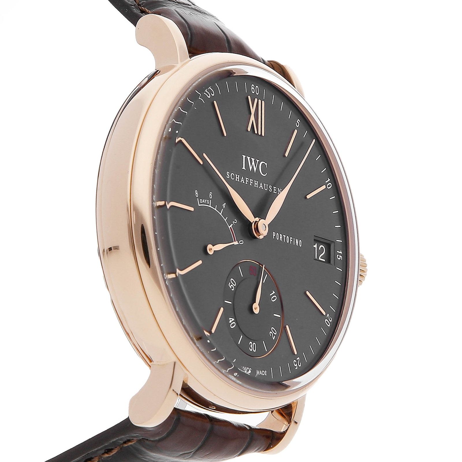 Pre-Owned IWC Portofino Hand-Wound Eight Days IW5101-04, Luxury ...