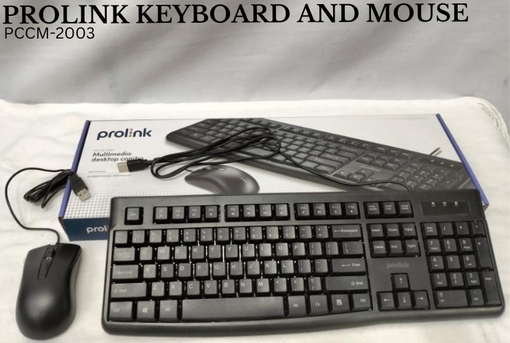 PROLINK KEYBOARD AND MOUSE PCCM-2003, Computers & Tech, Parts ...