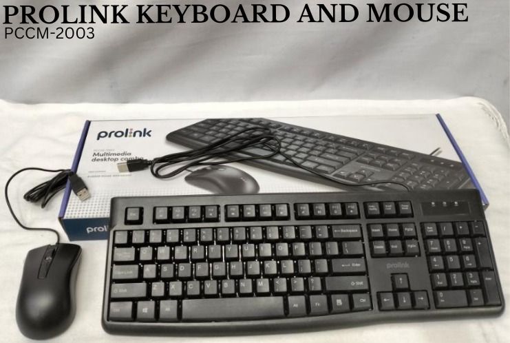 PROLINK KEYBOARD AND MOUSE PCCM-2003, Computers & Tech, Parts ...