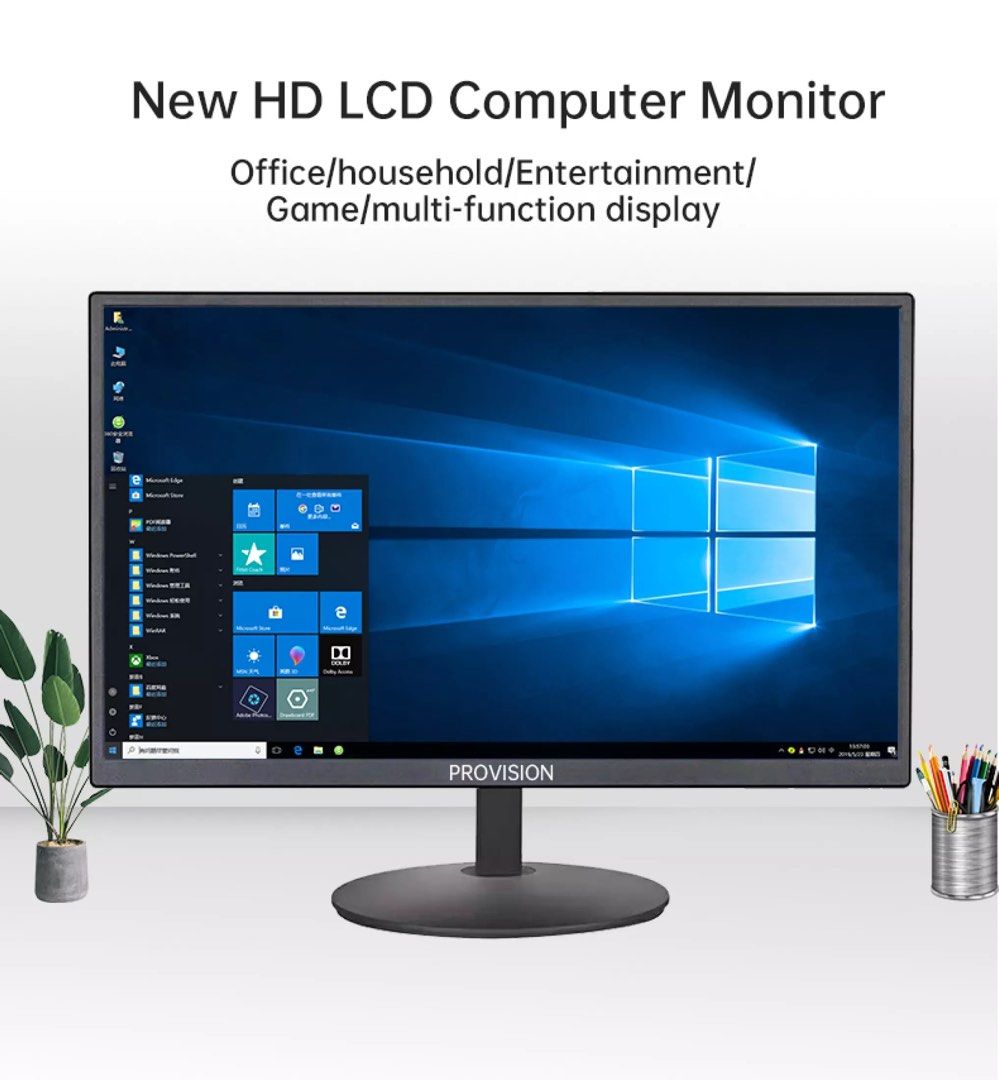 PROVISION Monitor 19 inch HDMI, Computers & Tech, Parts & Accessories ...