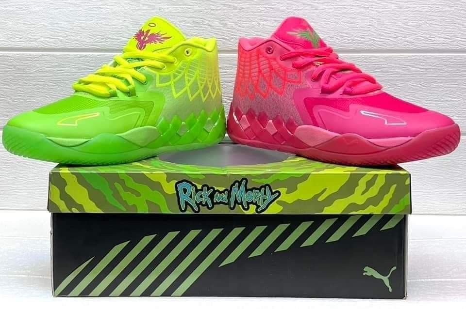 Puma MB 1 Lamelo Ball Rick and Morty, Men's Fashion, Footwear, Sneakers ...