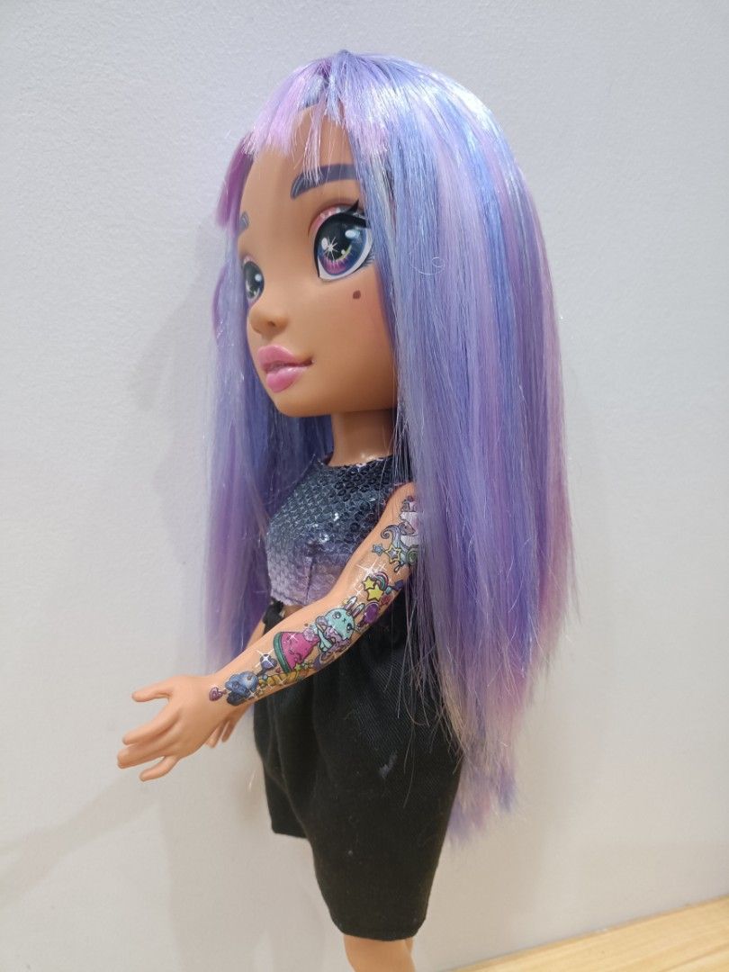 Rainbow Surprise Poopsie Amethyst Fashion Doll Girl - Purple Hair-Tattoos, Hobbies & Toys, Toys ...