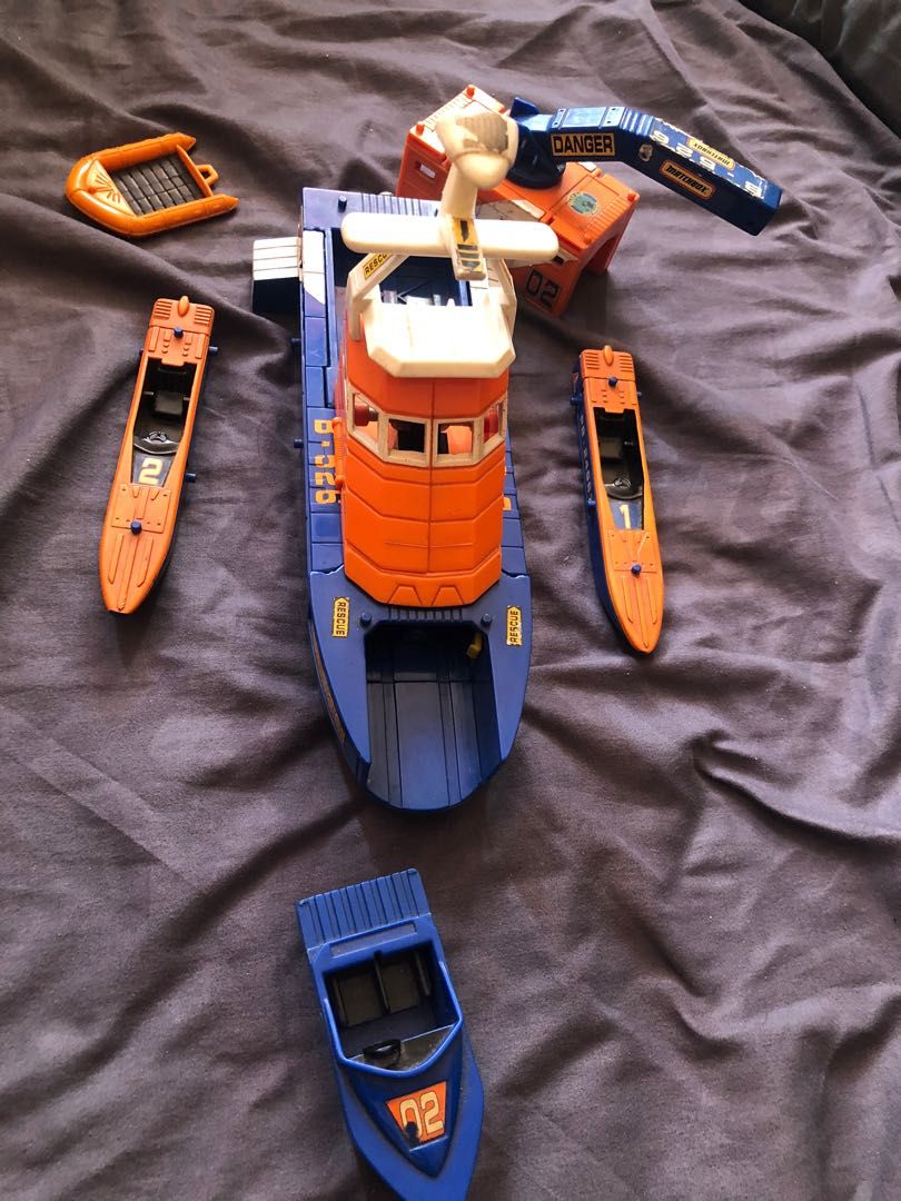 Rare matchbox big rescue boat, Hobbies & Toys, Toys & Games on Carousell