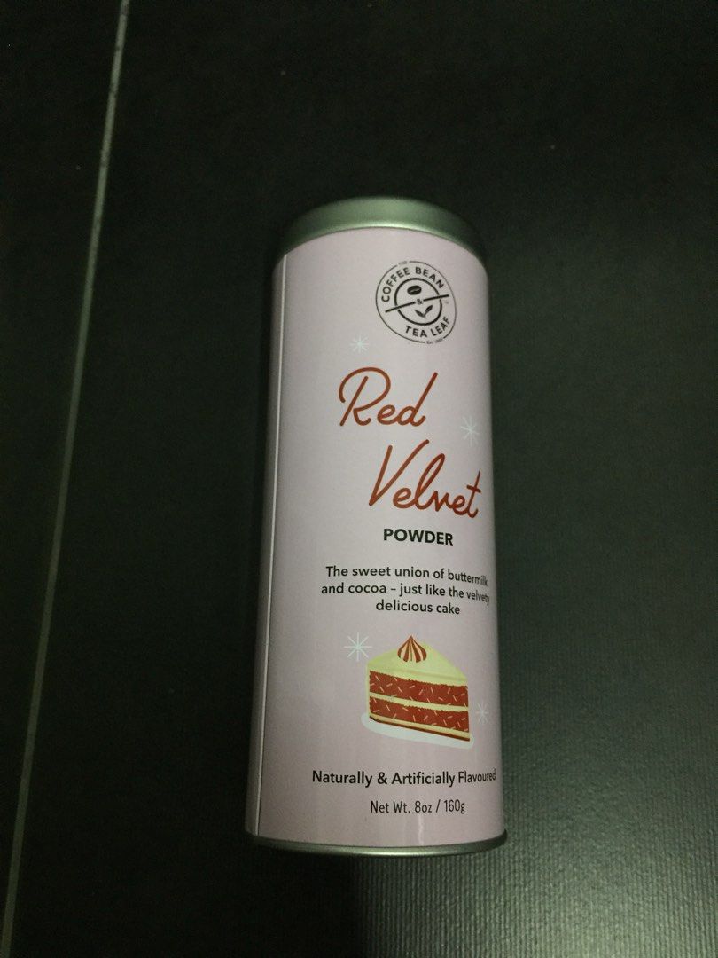 Red velvet powder from the coffee bean & tea brand new 160g expiry ...