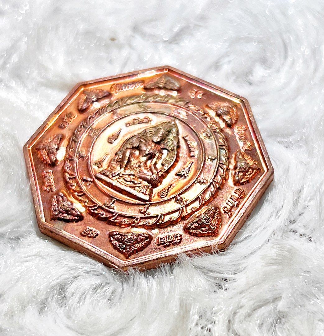 Rian Phra Jatukam Ramathep 8 Liap Roon Raek 头帮八角型泽镀金 -Wat Kohong - 龍耐高僧 ...