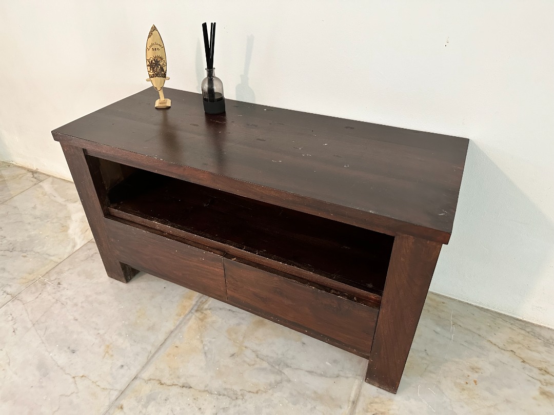 Rustic brown cabinet for only S$25!, Furniture & Home Living, Furniture ...