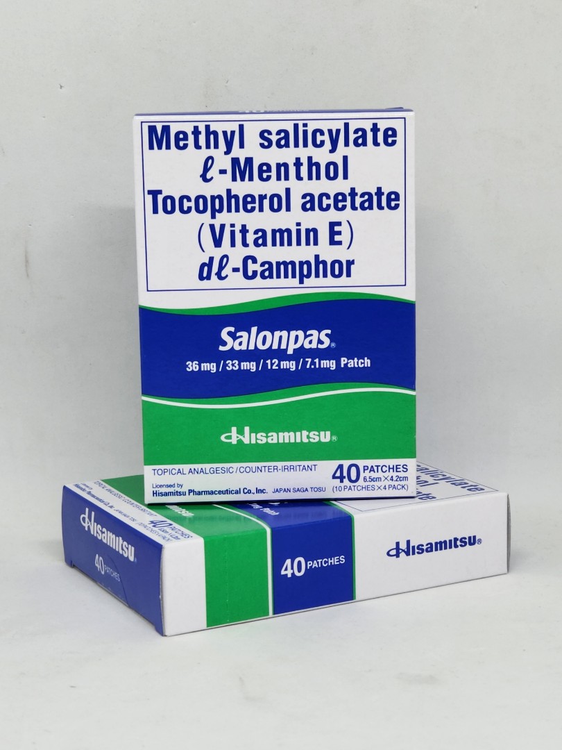Salonpas Menthol 40 patches, Beauty & Personal Care, Bath & Body, Body ...
