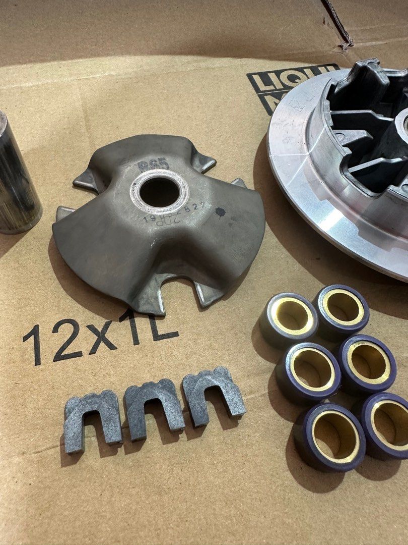 SECOND HAND UMA RACING CVT PULLEY, ROLLER SET FOR NMAX / AEROX V1/V2 ...