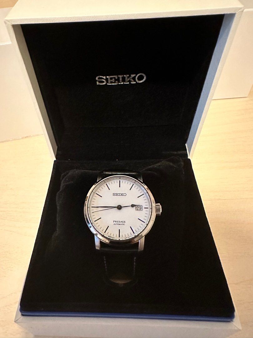 Seiko SPB113J1 Presage Prestige Enamel Dial, Men's Fashion, Watches ...
