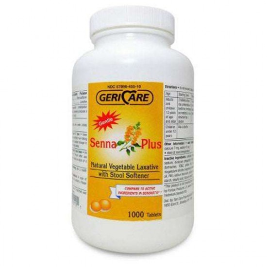 SENNA PLUS 瀉藥大便軟化劑片劑 1000 片散裝瓶裝, 健康及營養食用品, 健康補充品, 健康補充品 - 保健食品，飲料和補品 ...