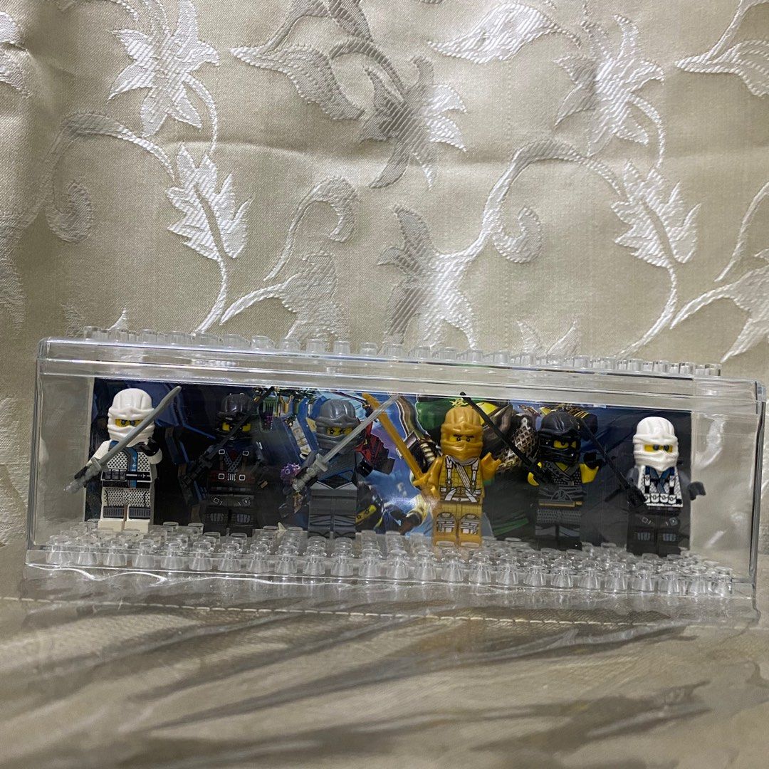 Set display lego minifigures ninja ninjago pedang pejuang hadiah ...