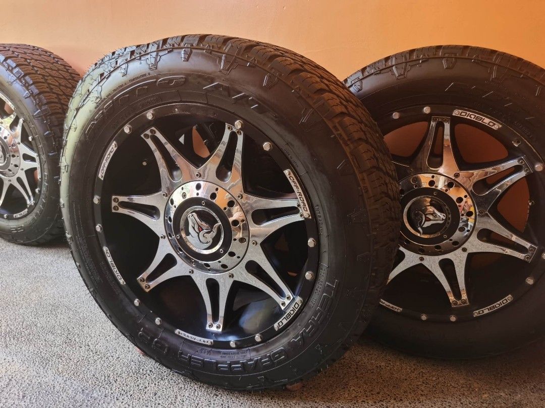 SET MAGS AND TIRES (TERRA GRAPPLER GT 275/55R20 117T) on Carousell