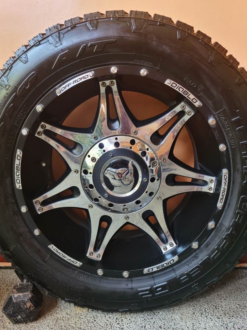 SET MAGS AND TIRES (TERRA GRAPPLER GT 275/55R20 117T) on Carousell