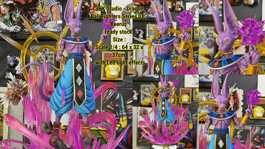 SHK Studio - Dragon Ball Fighters Series 01 - Beerus, Hobbies & Toys ...