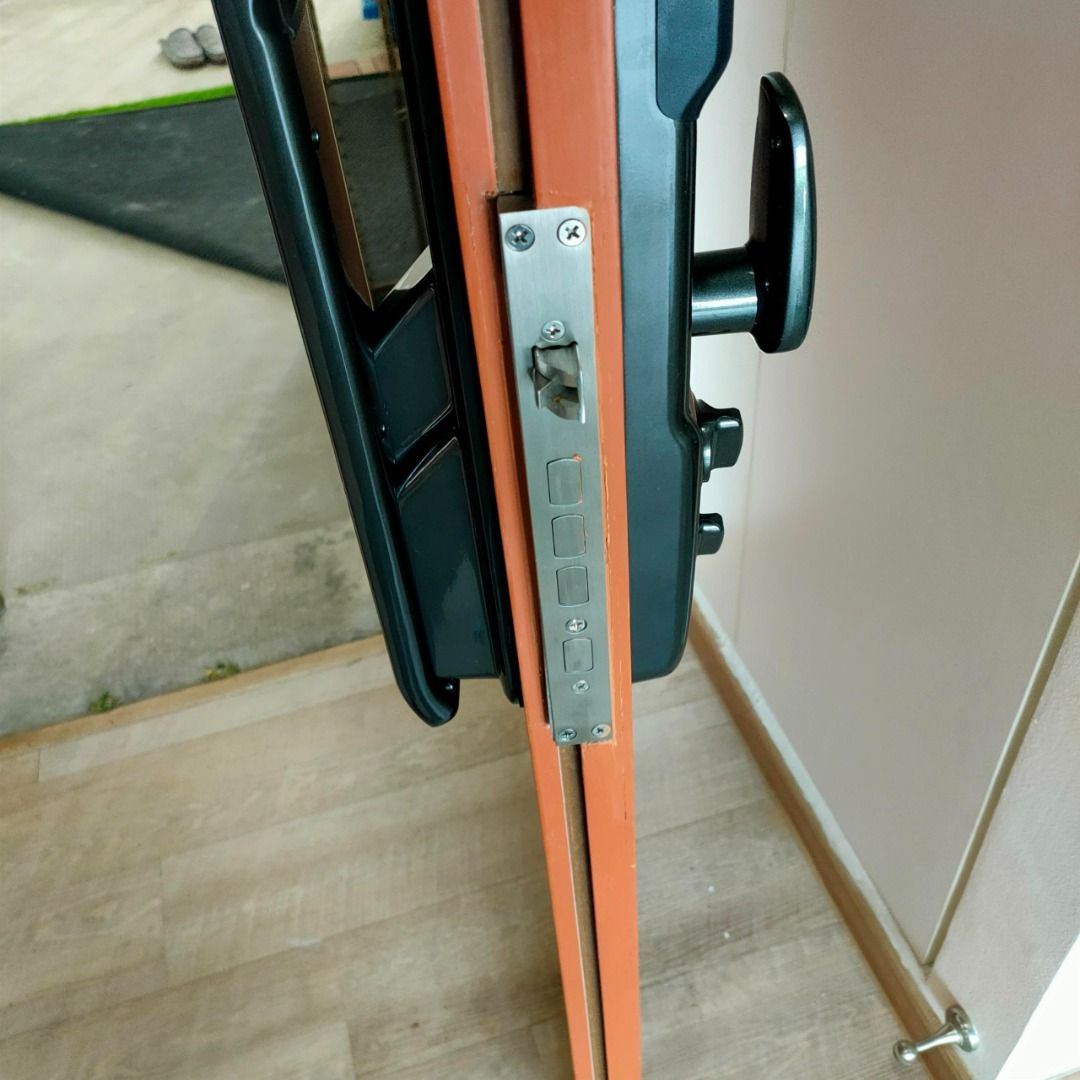 SINGGATE Finger Vein Recognition & Video Call Smart Viewer Digital Door ...