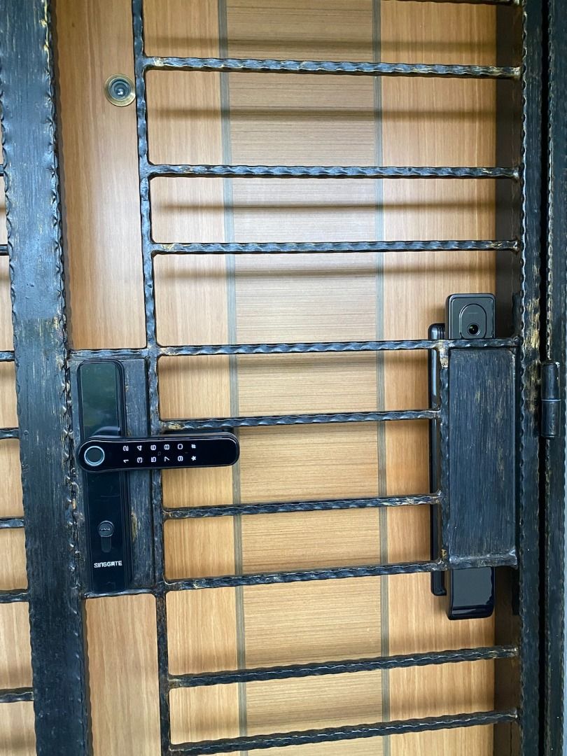 SINGGATE Finger Vein Recognition & Video Call Smart Viewer Digital Door ...