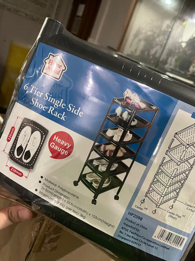 Single Side Shoe rack, Furniture & Home Living, Furniture, Shelves ...