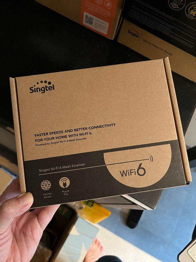Singtel Wi-Fi 6 Mesh Extender, Computers & Tech, Parts & Accessories ...