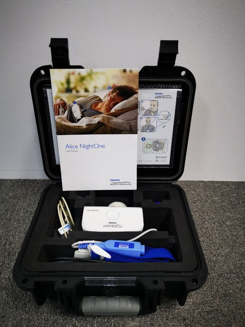 Sleep study test / sleep monitor check device, Health & Nutrition ...