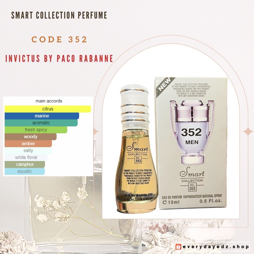 SMART COLLECTION PERFUME-352 Invictus by Paco Rabanne Men on Carousell