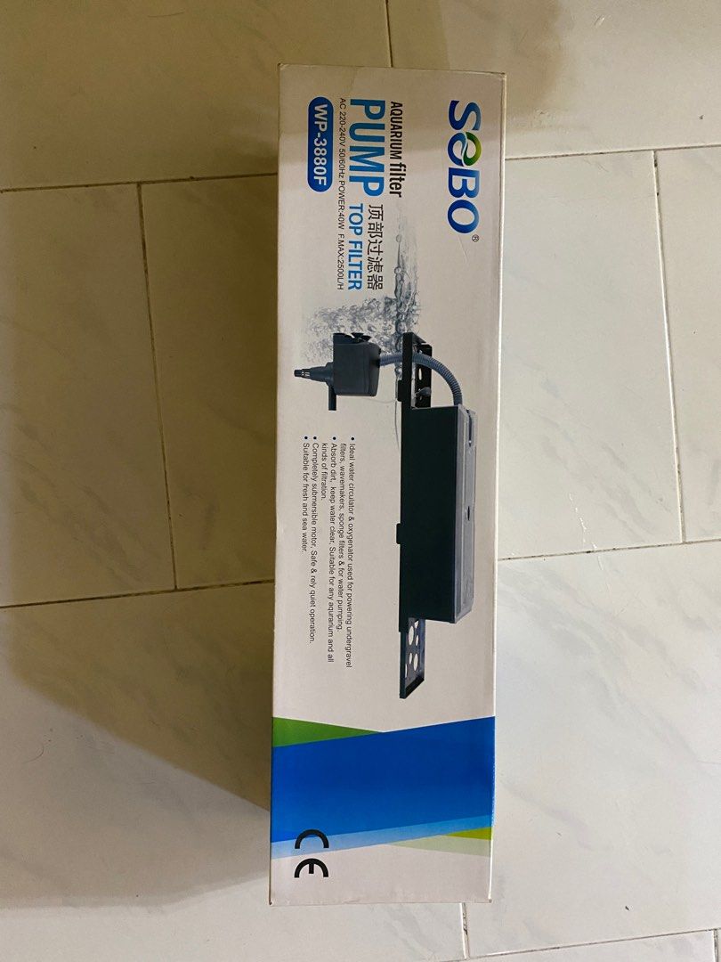 SOBO fish tank filter, Pet Supplies, Homes & Other Pet Accessories on ...
