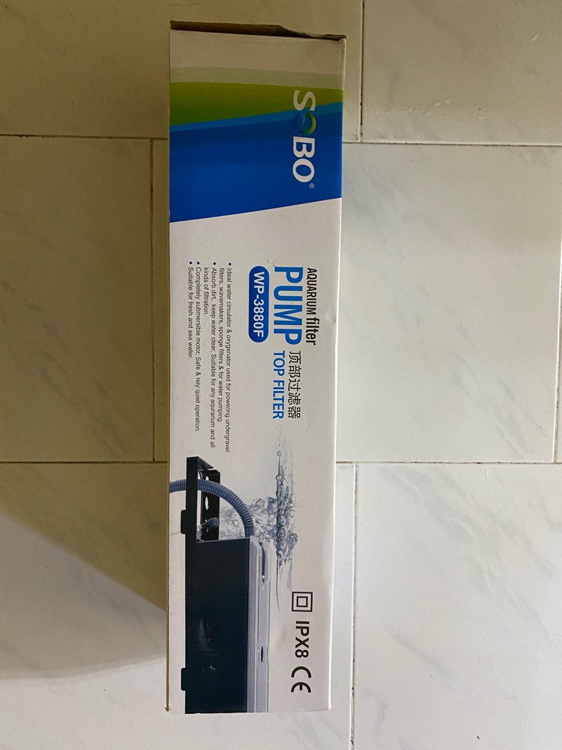 SOBO fish tank filter, Pet Supplies, Homes & Other Pet Accessories on ...