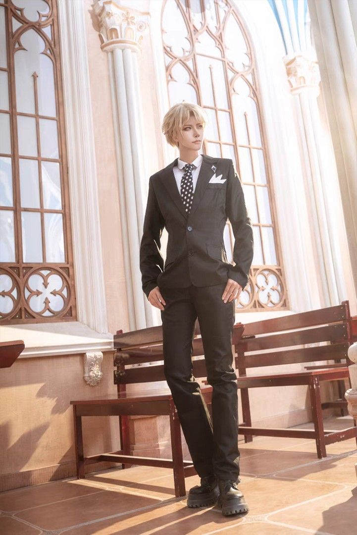 Spy x family Loid Forger Suit, Men's Fashion, Coats, Jackets and ...