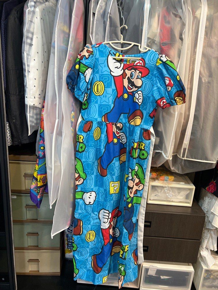 Super Mario Long Dress, Women's Fashion, Dresses & Sets, Dresses on ...