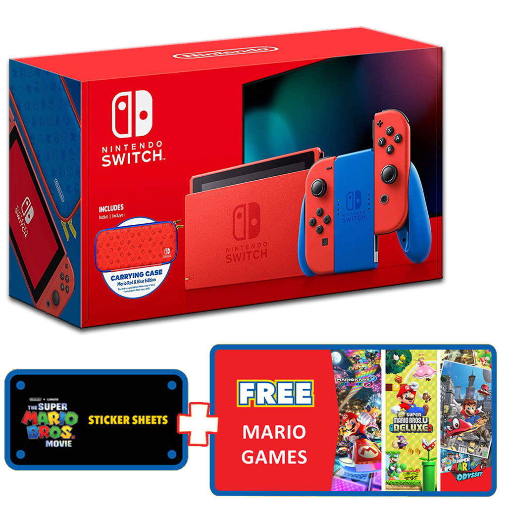 Super Mario Bros. Movie Red Switch Bundle (Limited Edition), Video ...