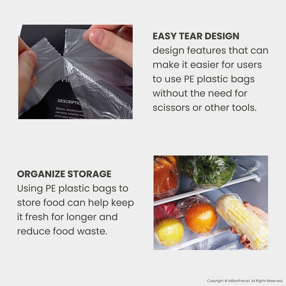 Supermarket Perforated Continuous Roll Plastic Bag | Supermarket Bag in ...