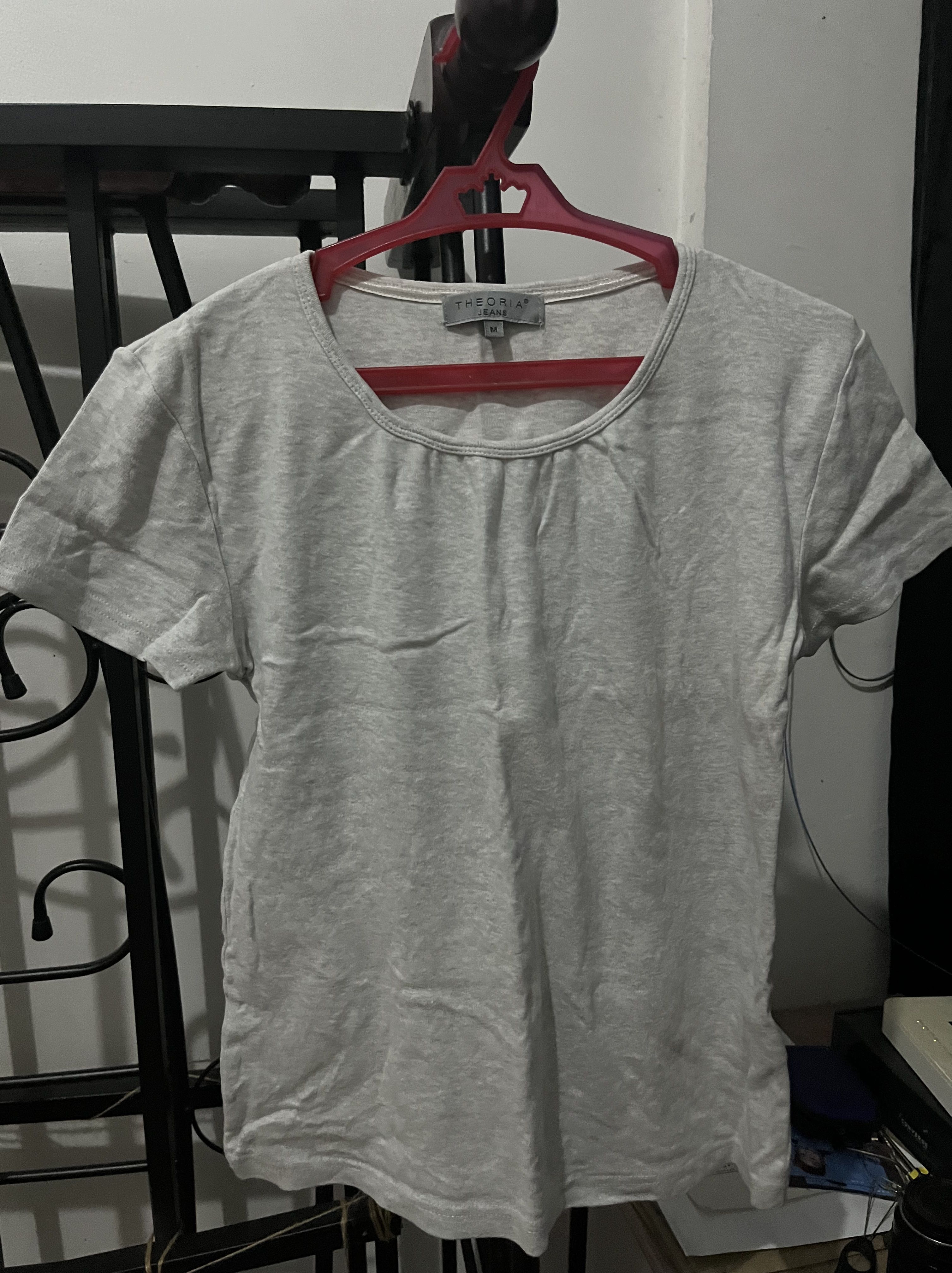 Theoria Jeans Body Hugging Shirt, Women's Fashion, Tops, Shirts on ...