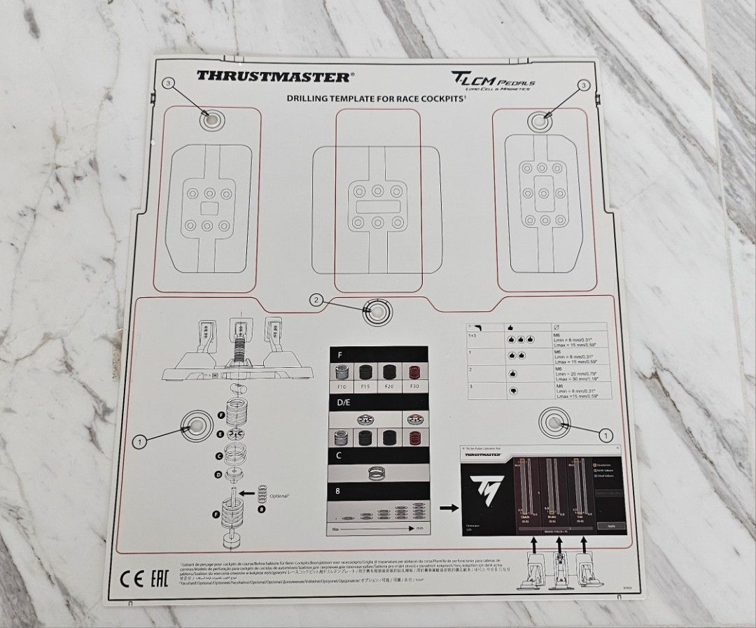 Thrustmaster T-LCM Pedals - Load Cell and Magnetics - For PC / PS ...