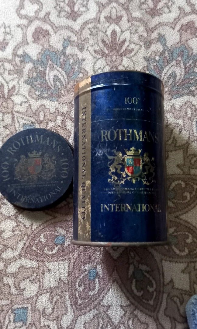 Tin Rokok Rothmans 100, Hobbies & Toys, Collectibles & Memorabilia ...