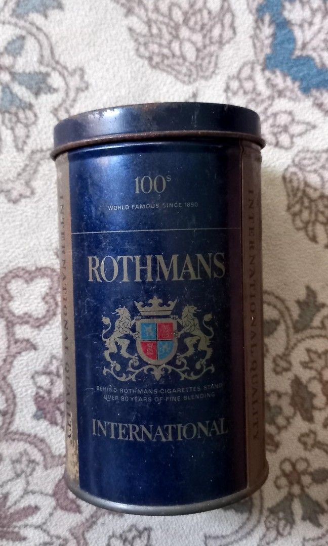 Tin Rokok Rothmans 100, Hobbies & Toys, Collectibles & Memorabilia ...