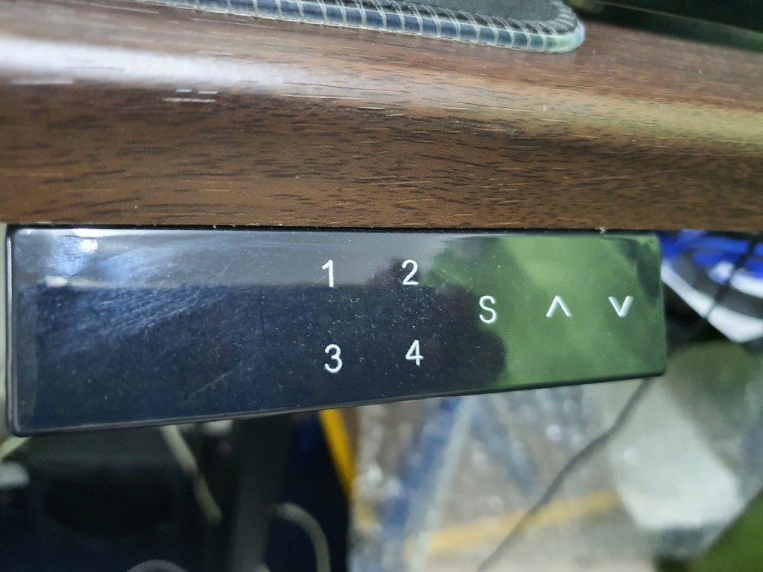 Tomaz Zoro Adjustable Gaming Table (brown), Furniture & Home Living ...