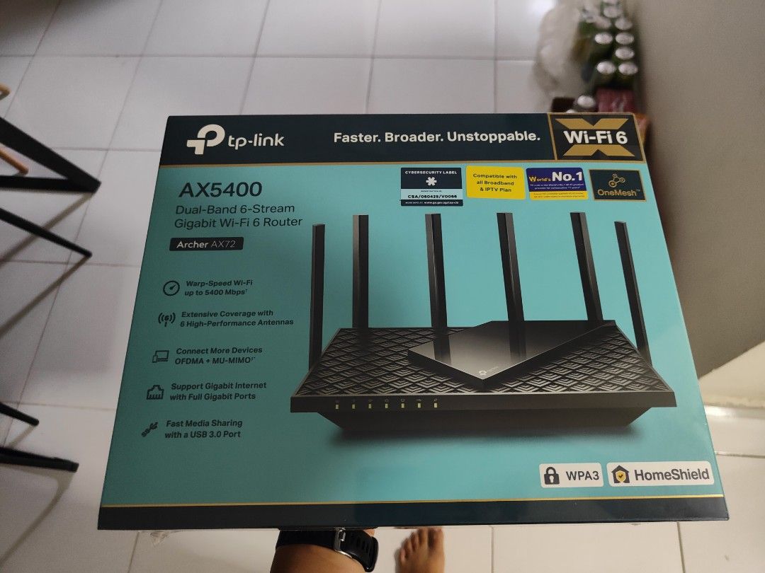 TP-Link ax5400 router, Computers & Tech, Parts & Accessories ...
