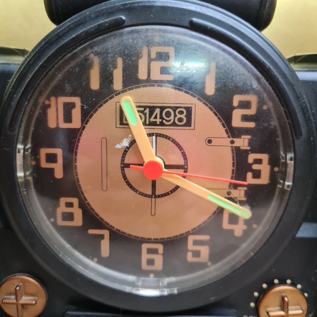 TRAIN ENGINE TABLE DISPLAY CLOCK BY CITIZEN RHYTHM WATCH CO., LTD ...