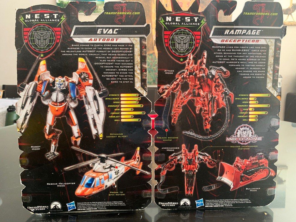 Transformers ROTF Evac and Rampage , Hobbies & Toys, Toys & Games on ...