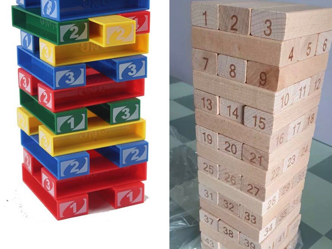 Uno STACKO board games, Hobbies & Toys, Toys & Games on Carousell