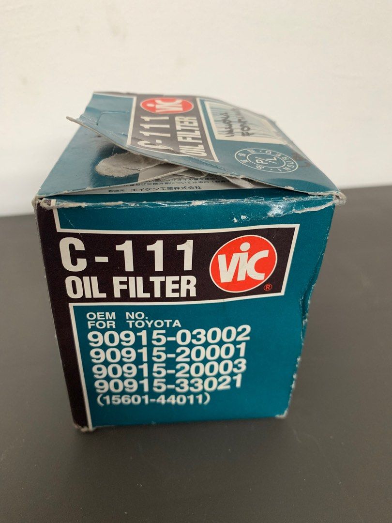 Vic C-111 Oil Filter, Car Parts & Accessories, Maintenance Fluids and ...