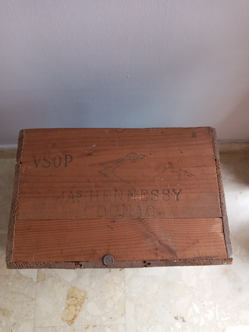 Vintage VSOP JA Hennessy Cognac Wooden Box, Hobbies & Toys, Memorabilia ...