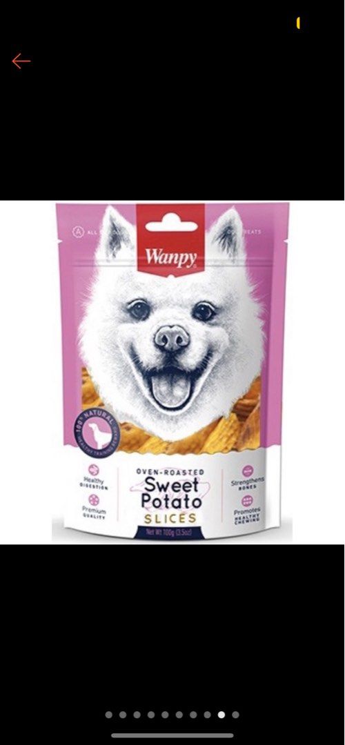 Wanpy Classic Oven Roasted Dog Treats - Sweet Potato Slices, Pet ...